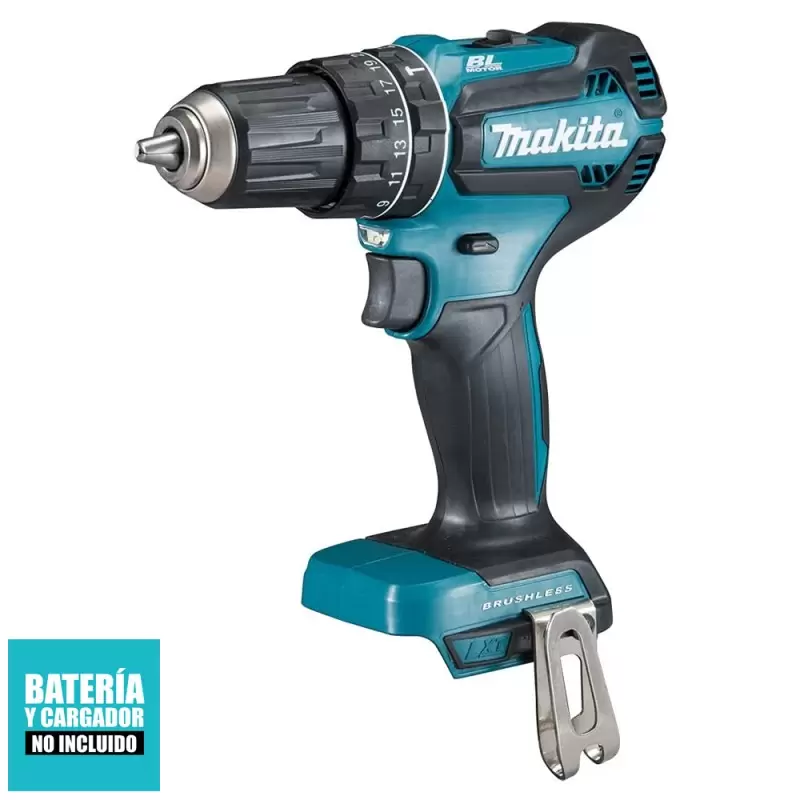 TALADRO PERCUTOR 1/2" 18V LXT BL XPT 50NM 2VEL SIN BATERIA DHP485Z - MAKITA - Grupo DJJ