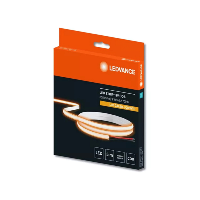 CINTA LED VAL COB 12V 9W/855lm/m 827 IP20 5mt - LEDVANCE - Grupo DJJ